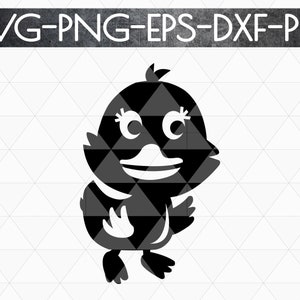 Funny Duck Papercut Cutting Template, Duck Vector Svg File, Pet Clip ...