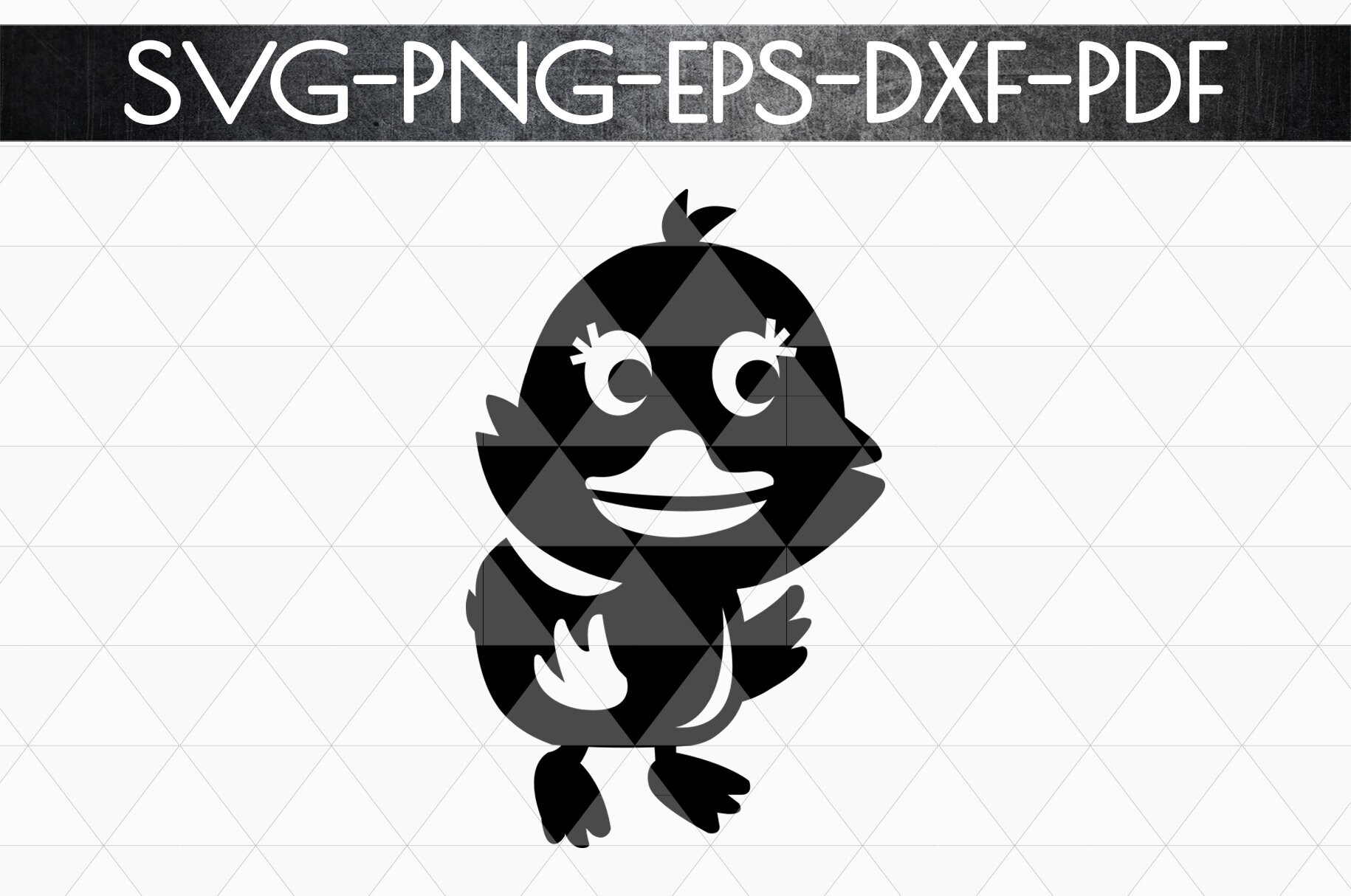 Funny Duck Papercut Cutting Template Duck Vector Svg File | Etsy