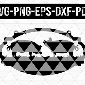 Customizable Pig Barn 2 Papercut Template, Laser Cut, Farmhouse SVG ...