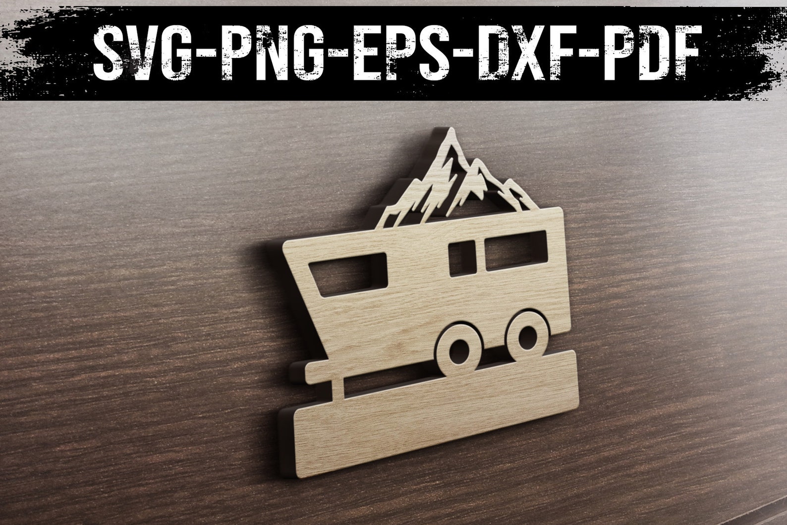 Customizable Caravan Camper Papercut Template Svg File, Vinyl Cut ...