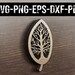 Leaf Tree 1 Papercut Template, Fall Svg, Laser Cut File, Wood Sign Art ...