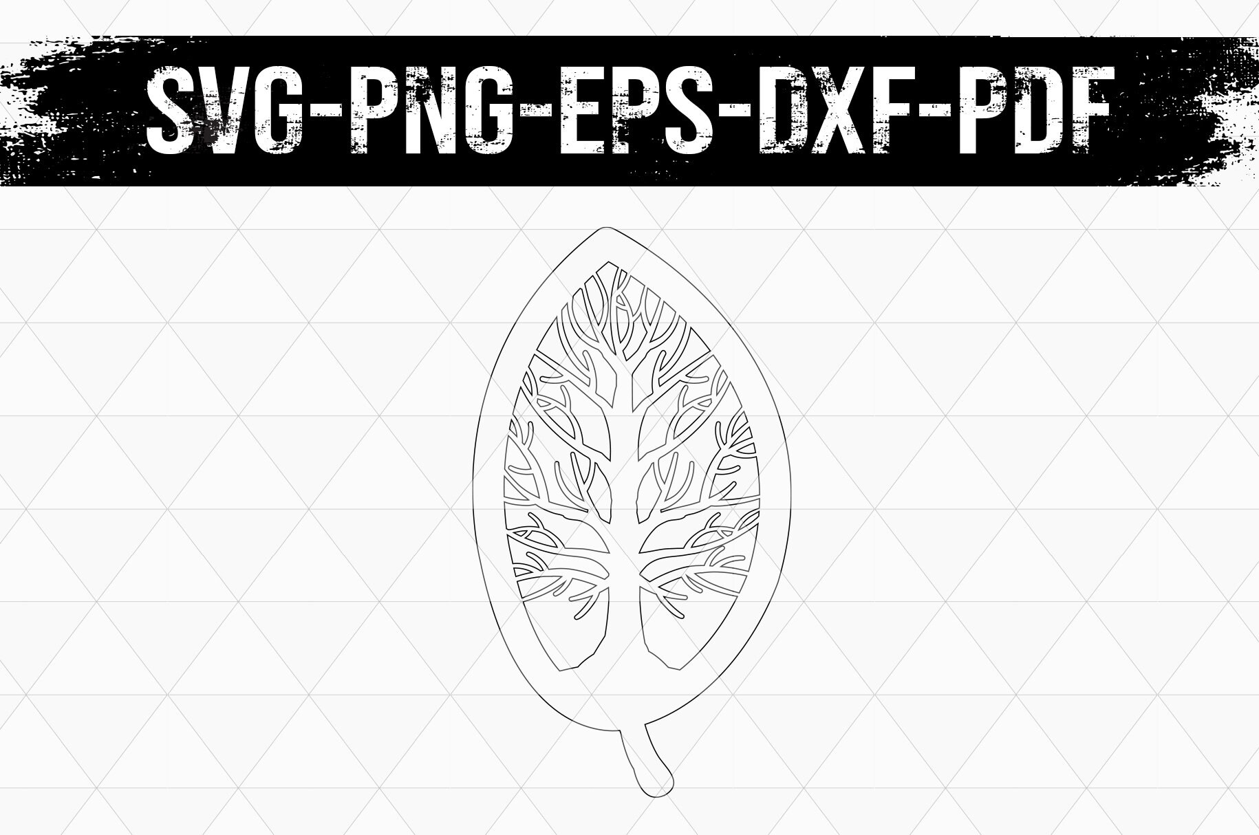 Leaf Tree 1 Papercut Template Fall Svg Laser Cut File Wood - Etsy