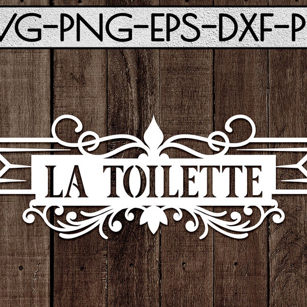 French Toilette Sign - Etsy