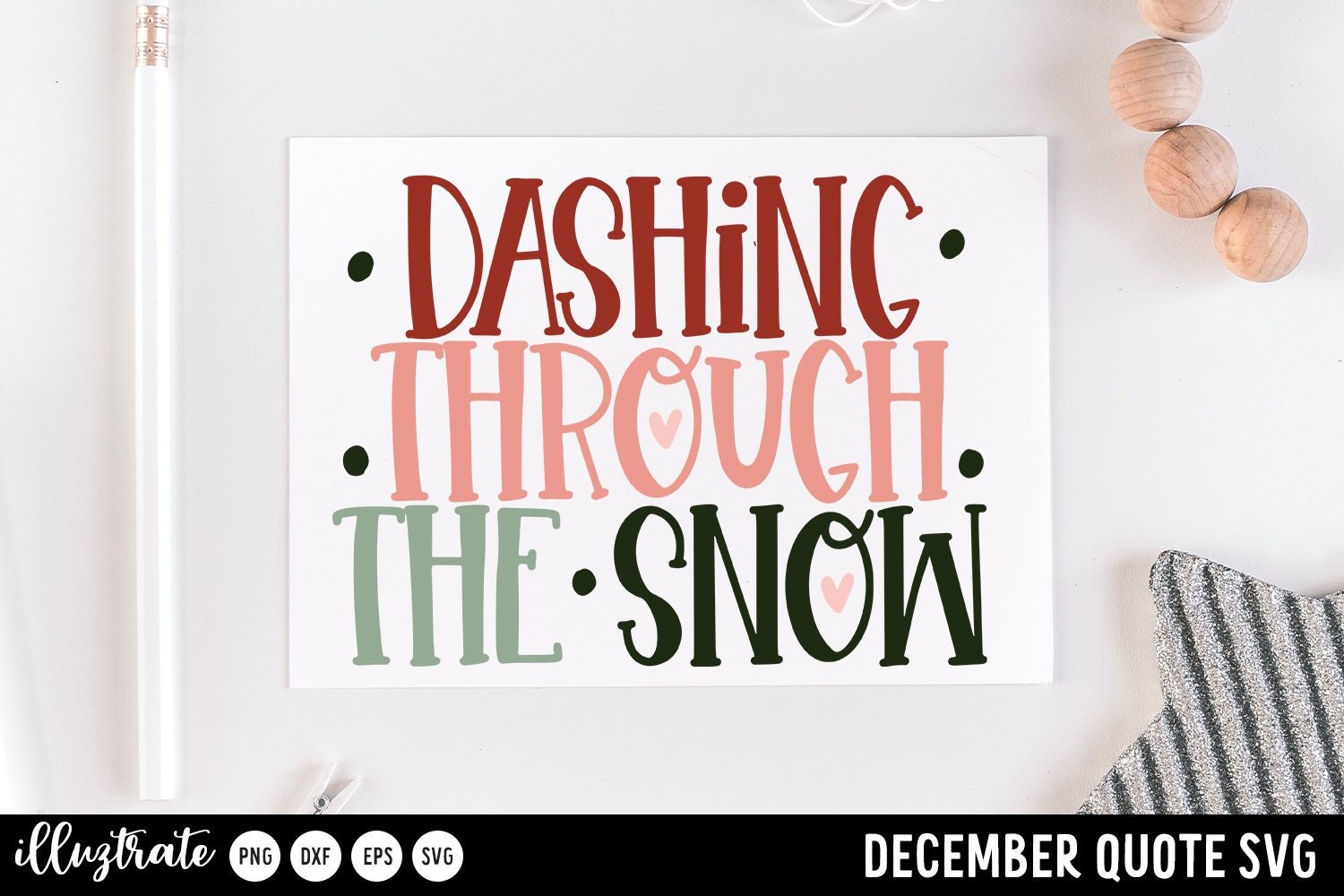 December SVG Cut File, December SVG, Christmas SVG, Winter Quotes ...