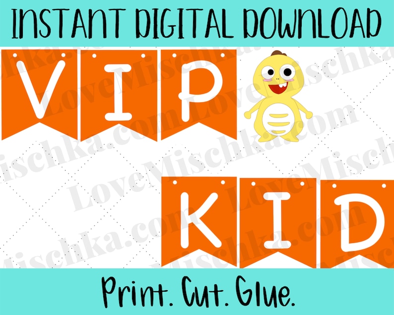 VIPKID Banner With Dino for Online Classroom - Instant Download ...