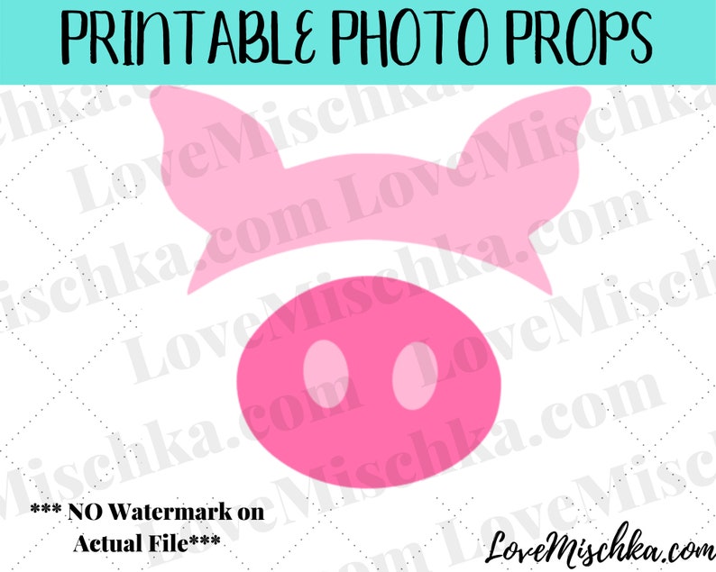 Set of Printable Barnyard Photo Props / Farm Animals / Party Props ...