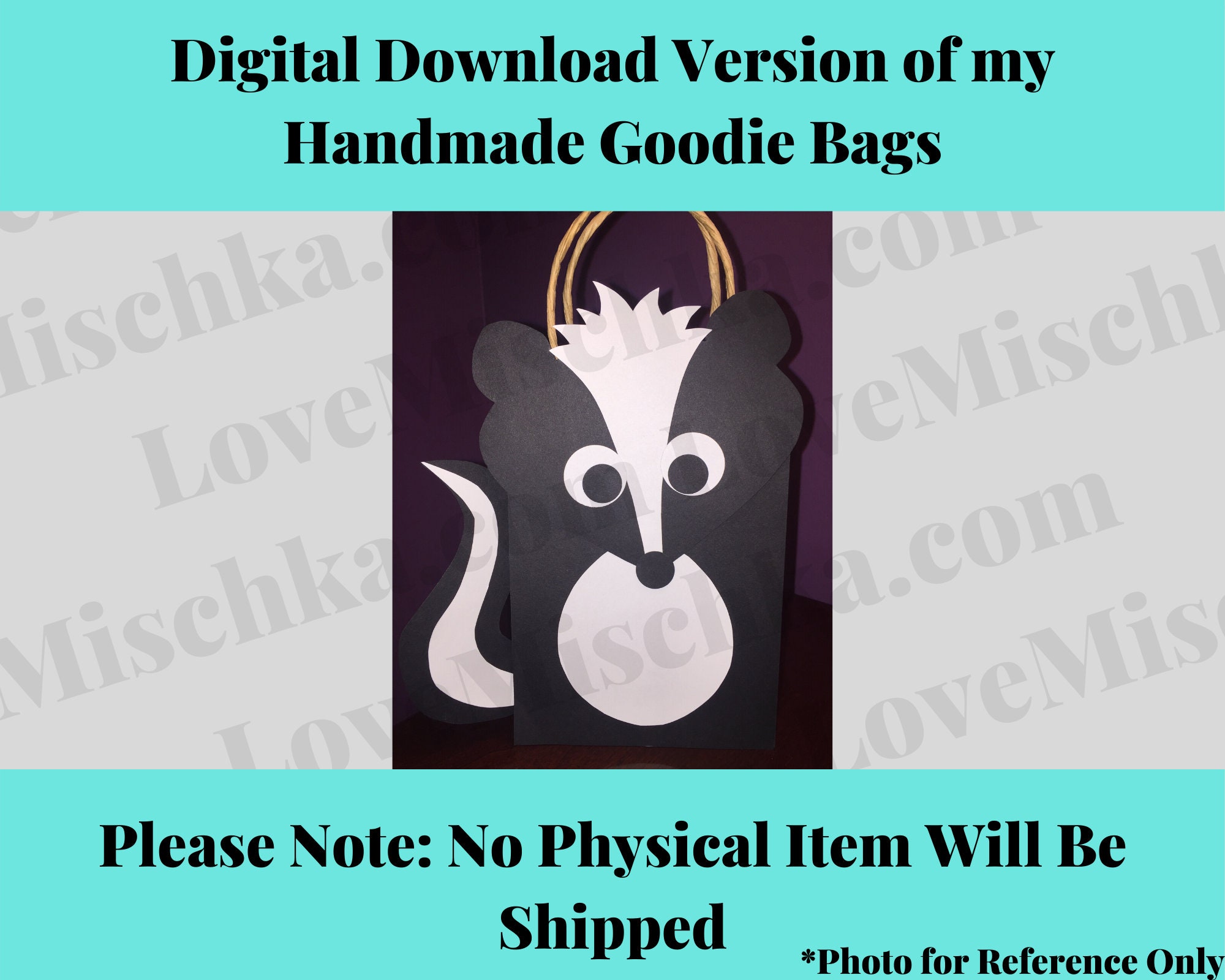 Skunk Party Favor Goodie Bags / Gift Bags for Kids / Woodland Creatures ...