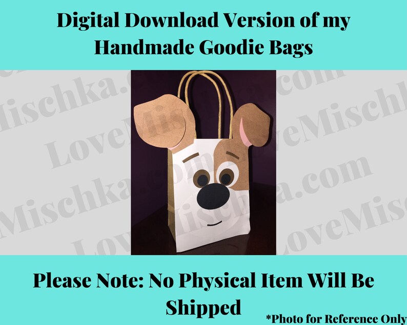 Pets 2 Party Favor Gift Bags / Goodie Bags for Kids / Birthday ...