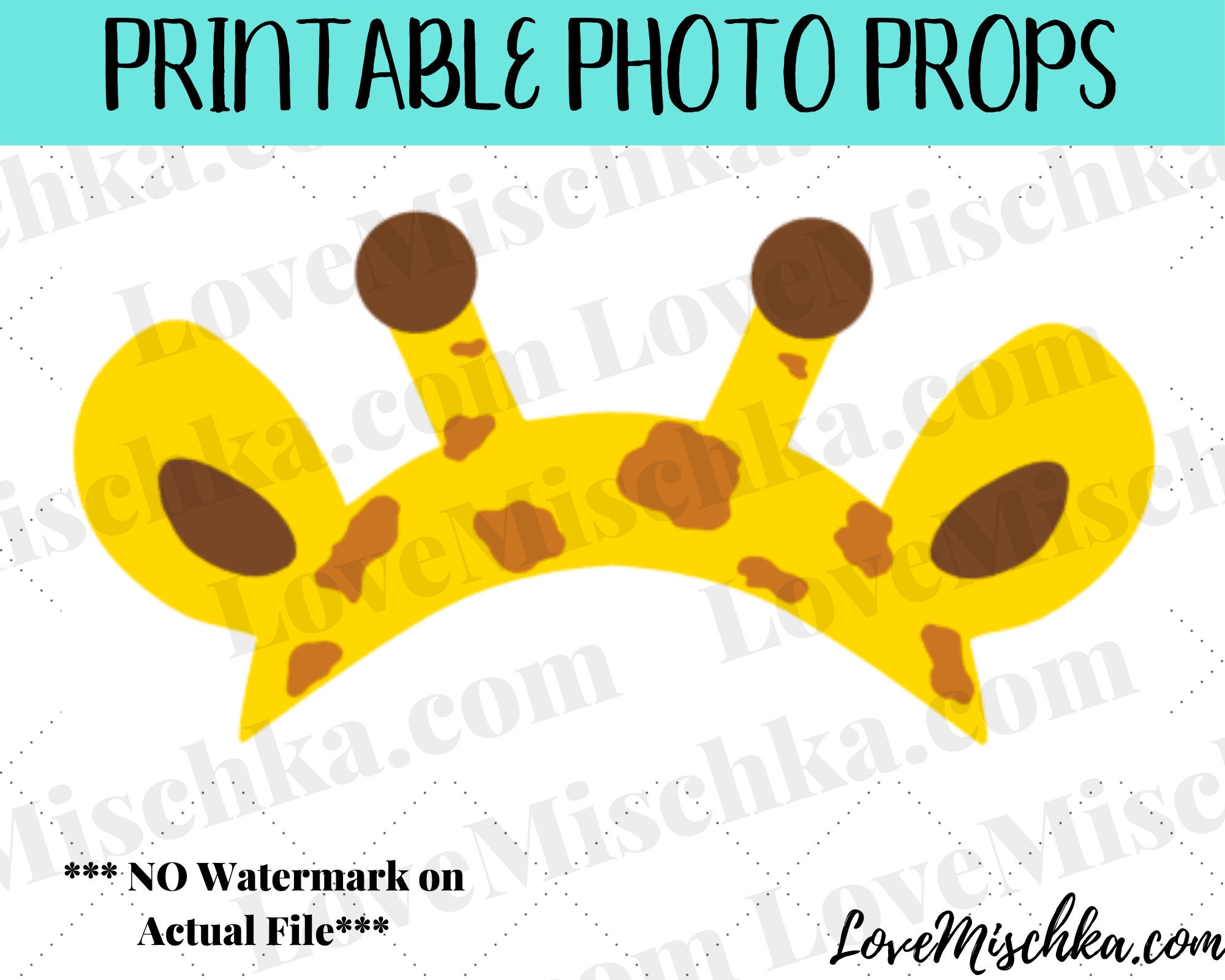 Set of Printable Safari Photo Booth Props / Zoo Photo Props / - Etsy