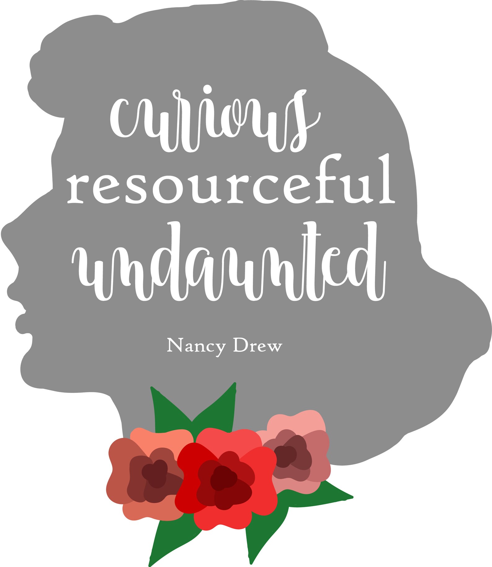 Nancy Drew Silhouette Personality Traits Digital Print - Etsy