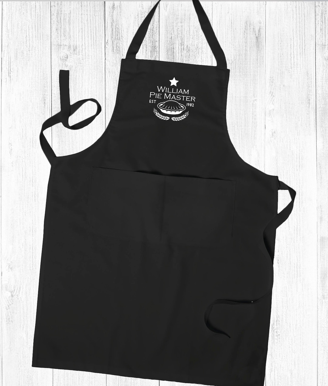 Personalised Apron Pie Master Pie Pro Apron, Kitchen Cooking Chef Mens ...