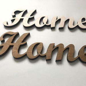 Home Wooden Letters, Home Sign, Home Decor, Table Sign Wooden Letters ...