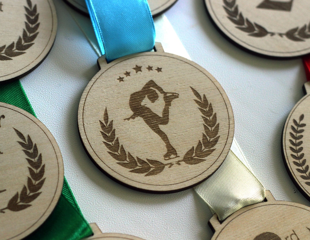 Figure Skater Medal,figure Skater Gift,girls Medals,figure Skater ...