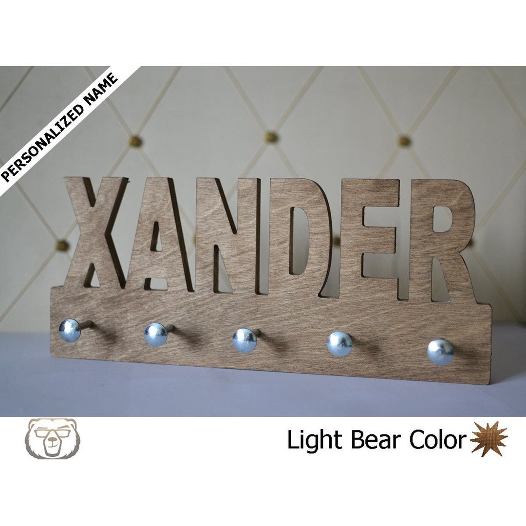 Personalized Name Medal Holder, Xander Medal Holder, Men Gift, Man ...