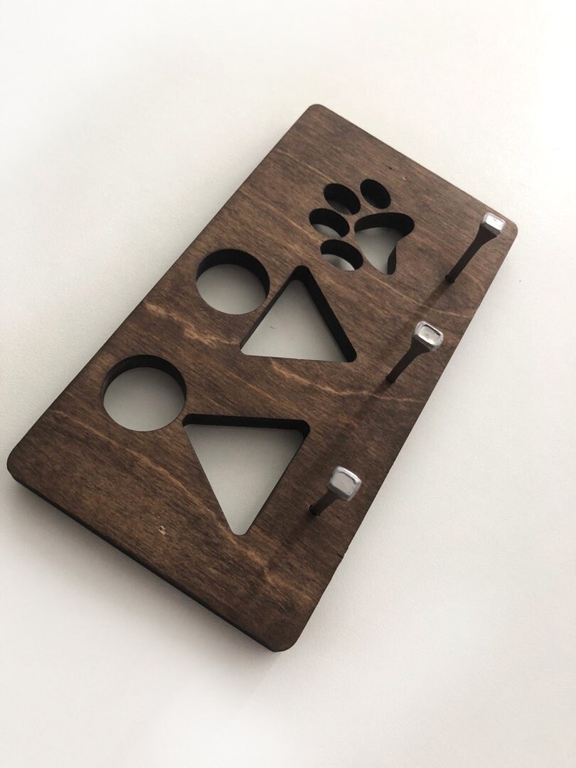 His Hers Dog Key Holder Wall Key HolderEntryway decor | Etsy