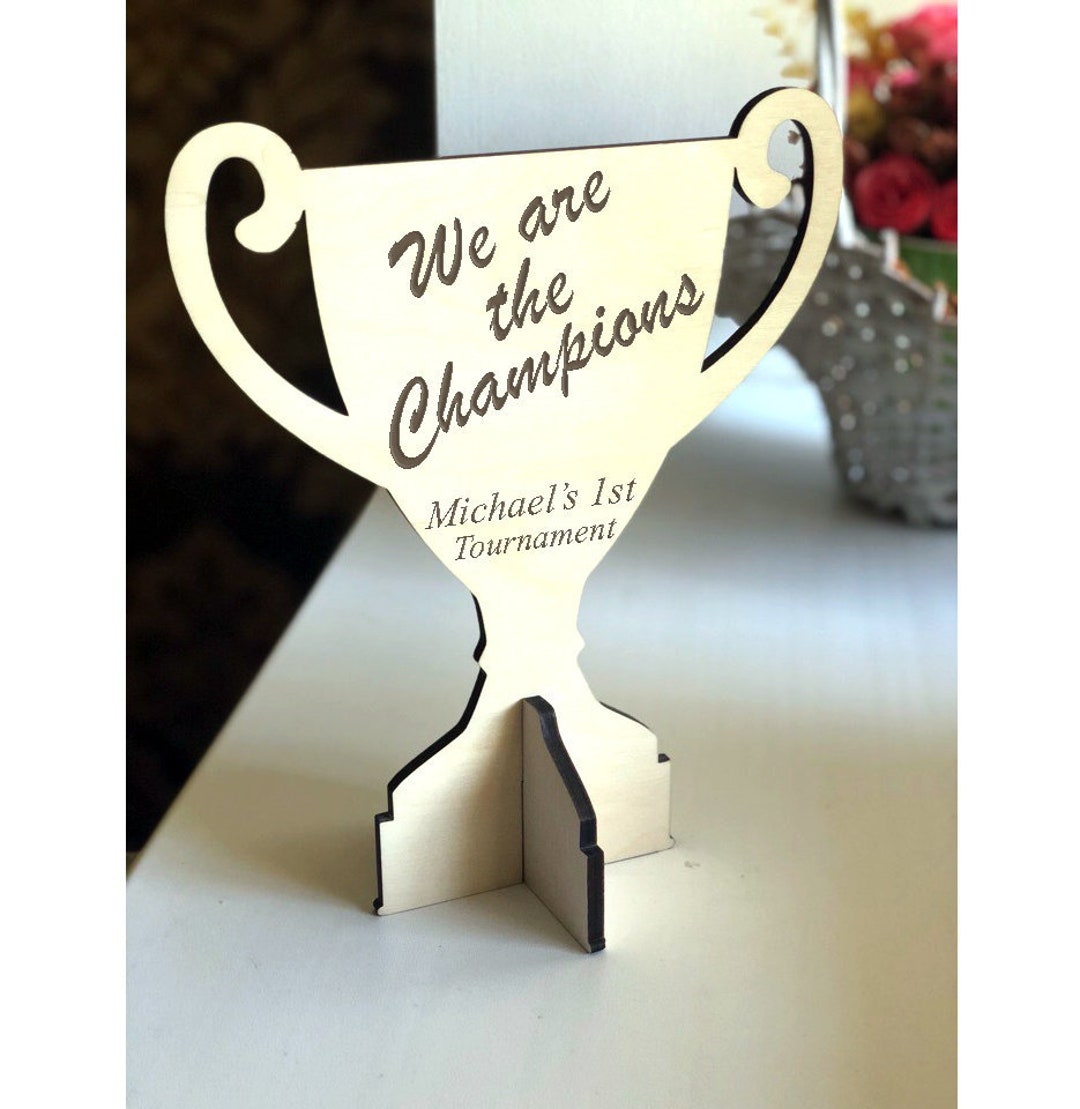 Personalized Trophy,custom Wooden Trophy,engraved Trophy,wood Award ...