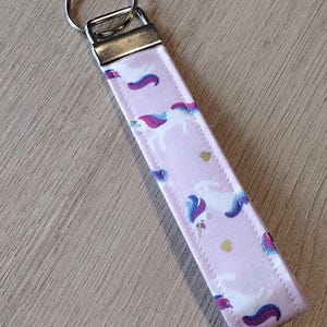 Unicorn Key Fob - Mythical Creatures Key Chain - Fantasy Wristlets - Etsy