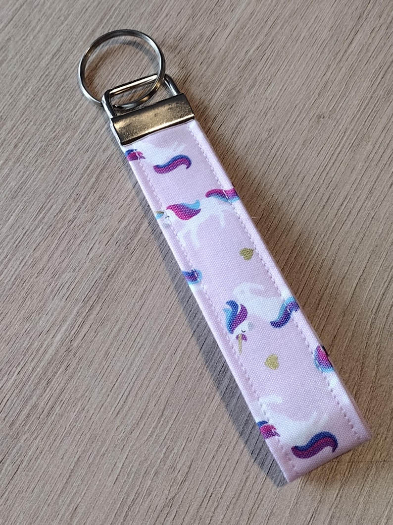 Unicorn Key Fob - Mythical Creatures Key Chain - Fantasy Wristlets - Etsy