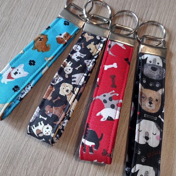 Dog Themed Key Fobs - Etsy