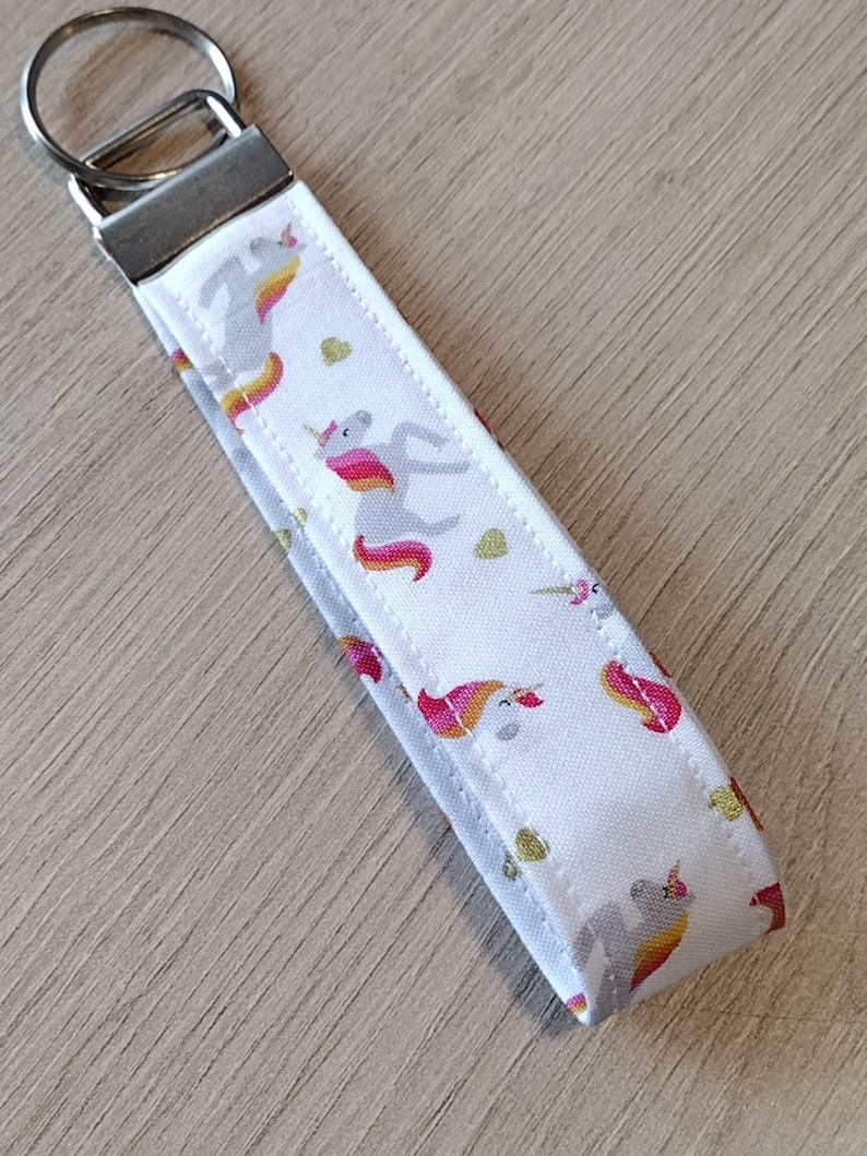 Unicorn Key Fob - Mythical Creatures Key Chain - Fantasy Wristlets - Etsy