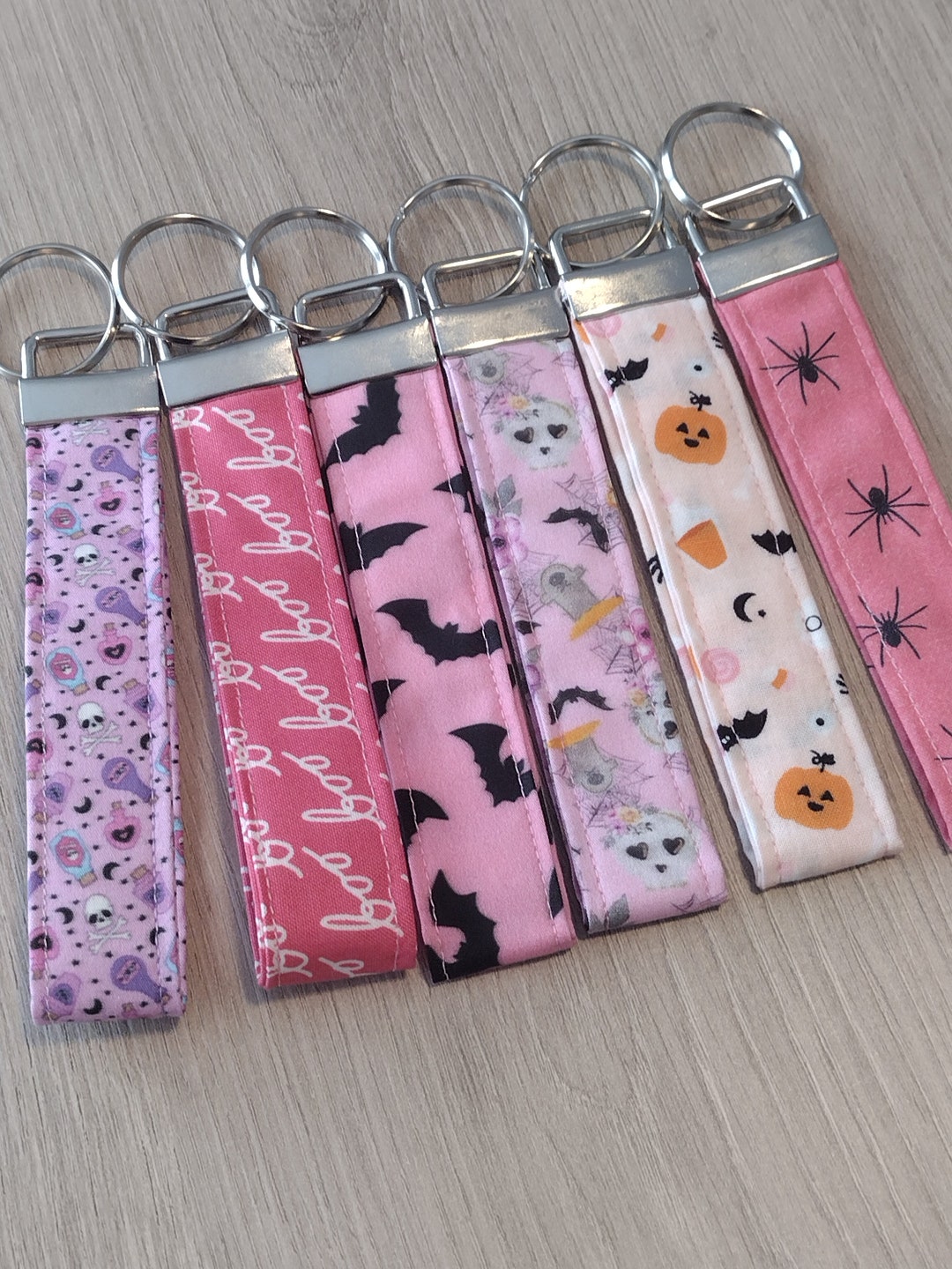 Pastel Halloween Key Fobs - Pretty Cute Key Chains - Cute Goth ...