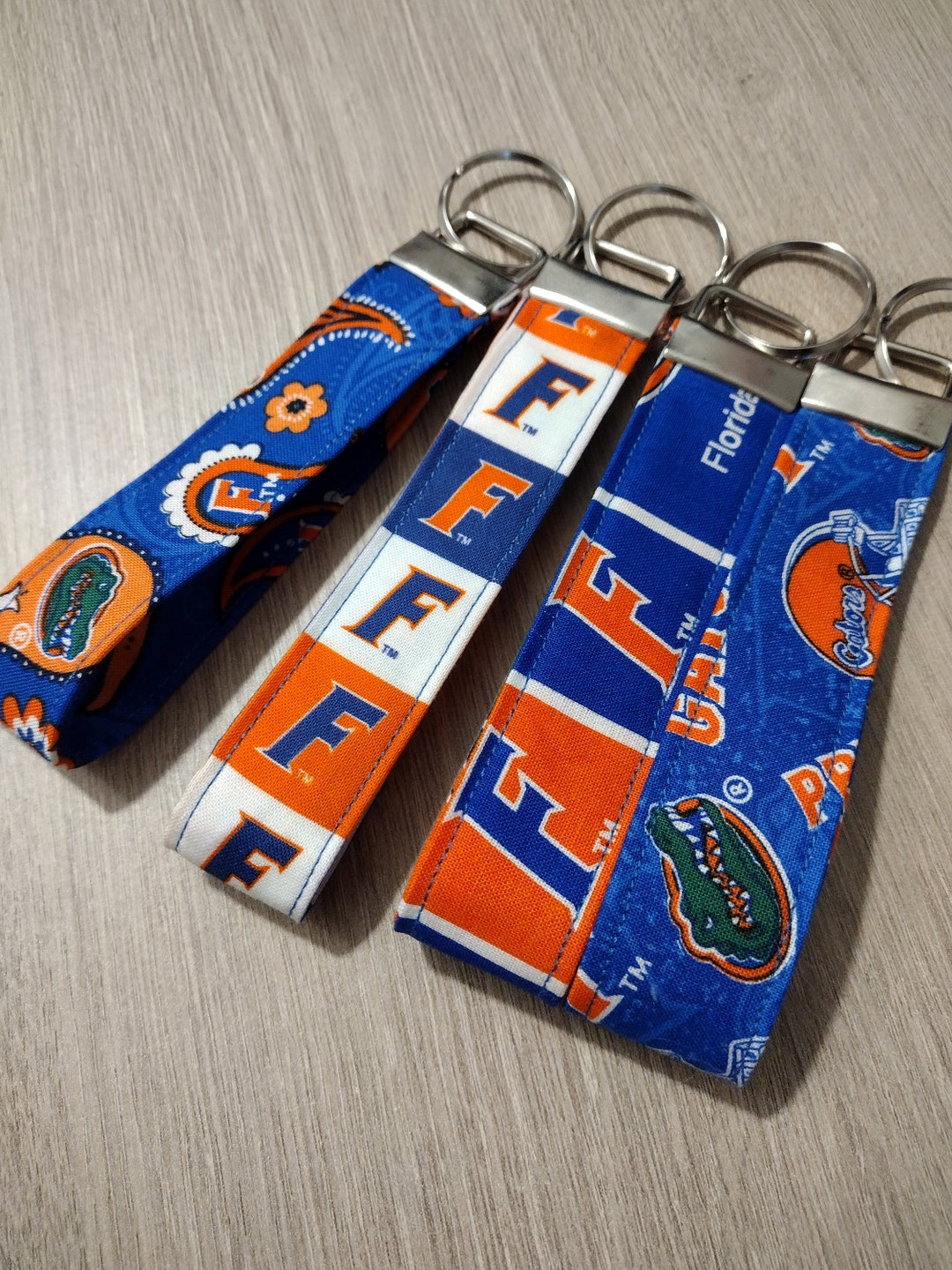 Florida Gators Key Fob: UF Fabric Wristlet Keychain - Etsy