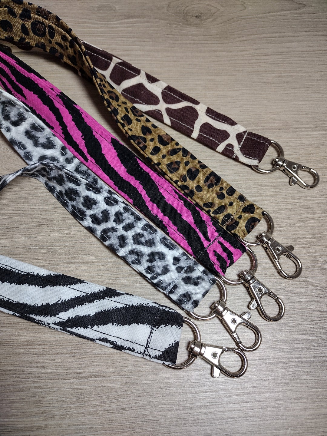 Wild Animals Print Lanyards Zebra Lanyards ID Badge Lanyard Zoo Tech ...