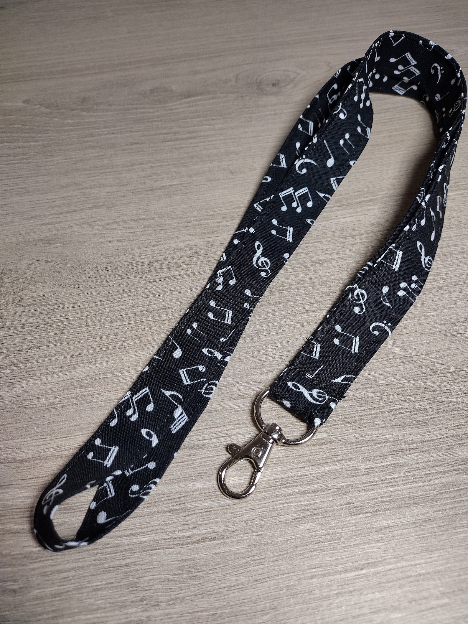 Music Themed Lanyards Music Notes ID Badge Holder - Your Choice! - Etsy