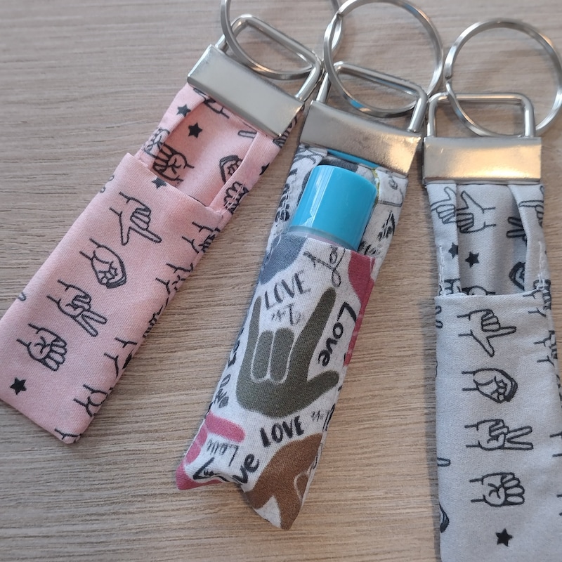 Deaf Key Chain - Etsy