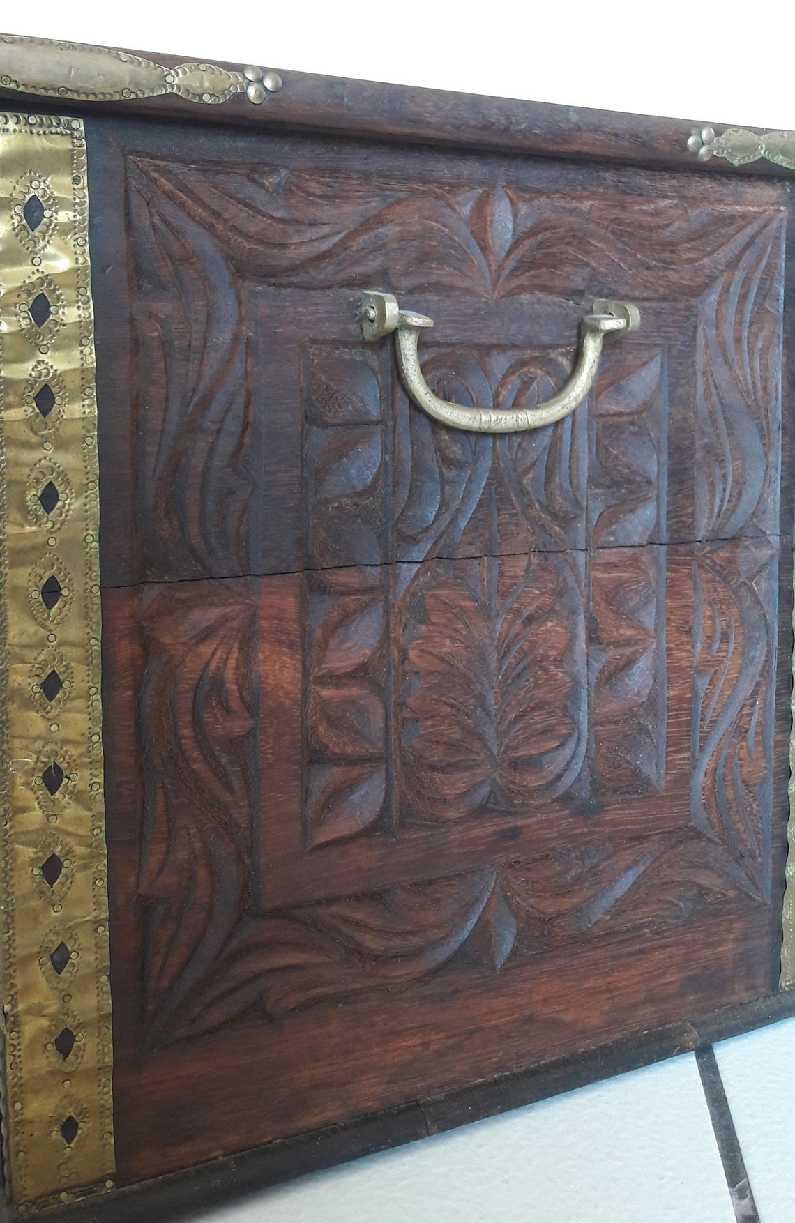 Large Handmade African Wooden Chest Kasha From Zanzibar. - Etsy