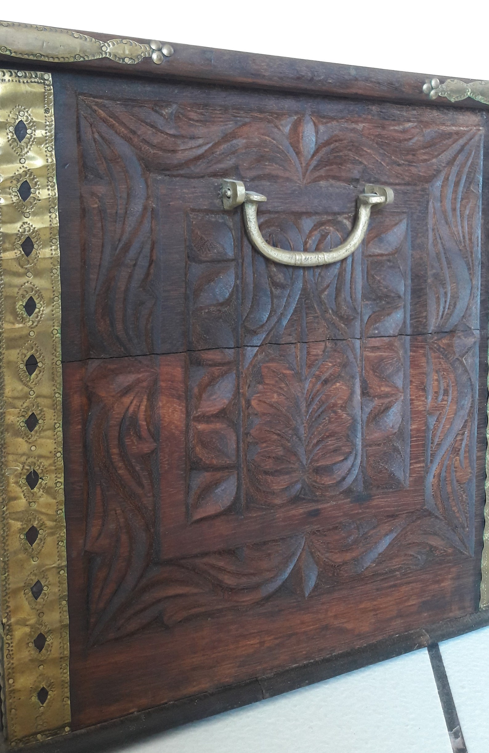 Large Handmade African Wooden Chest Kasha From Zanzibar. - Etsy