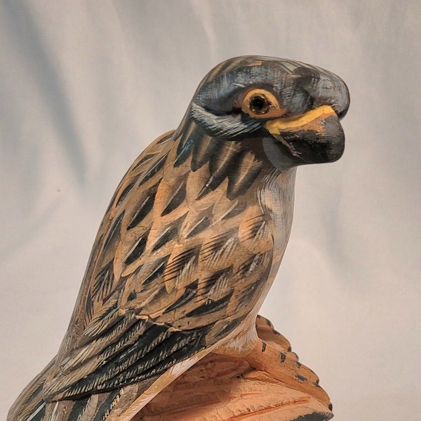 Hawk Sculpture - Etsy