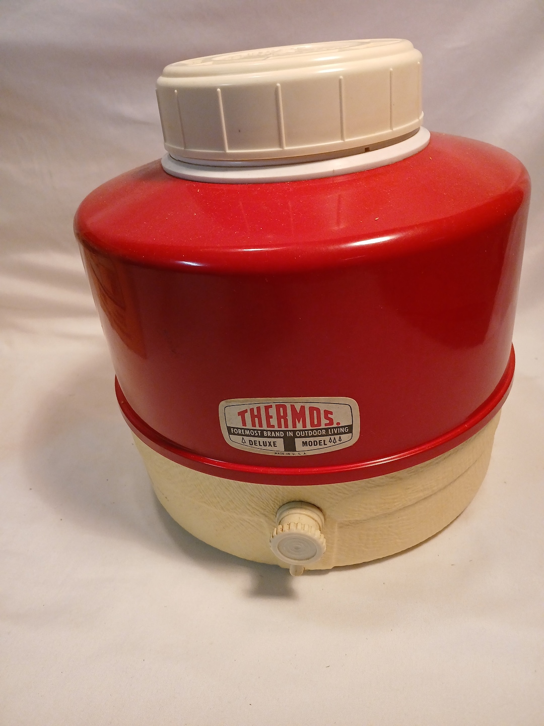 Vintage Thermos 1 Gallon Faucet Picnic Jug Model 7753 Red - Etsy