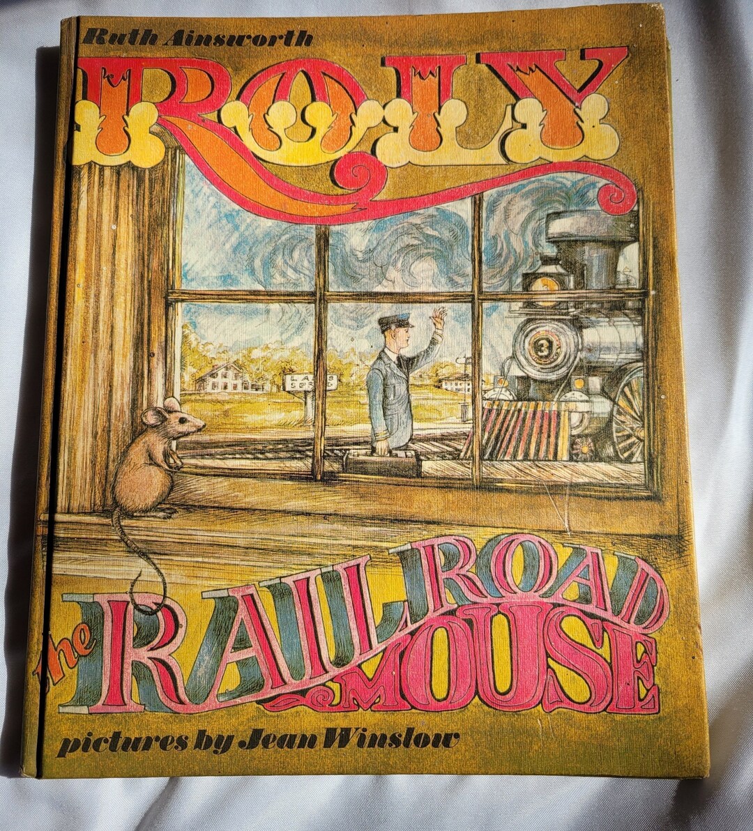 Vintage Roly the Railroad Mouse - Ruth Ainsworth - 1967 - Etsy