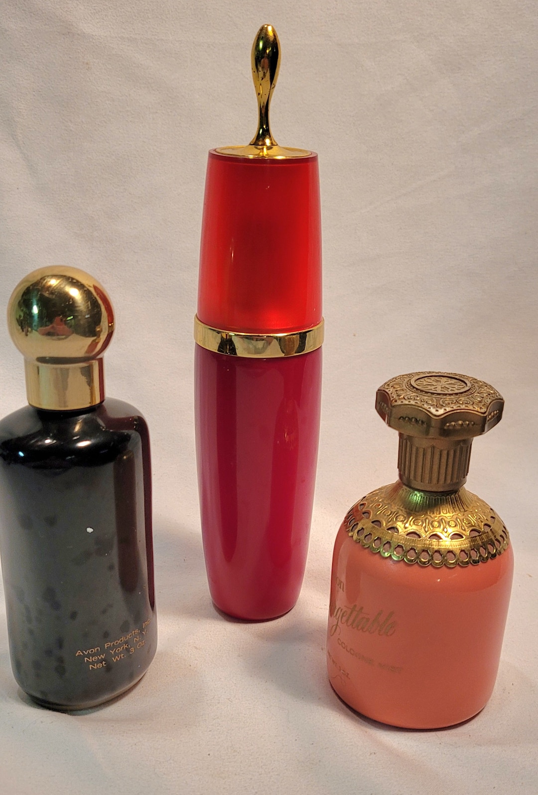 Vintage Avon Decanters - 1970's - Unforgettable, Occur!, Charisma ...