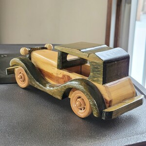 Wooden Vintage Car Handmade 7 1/2 X 3 X 3 - Etsy