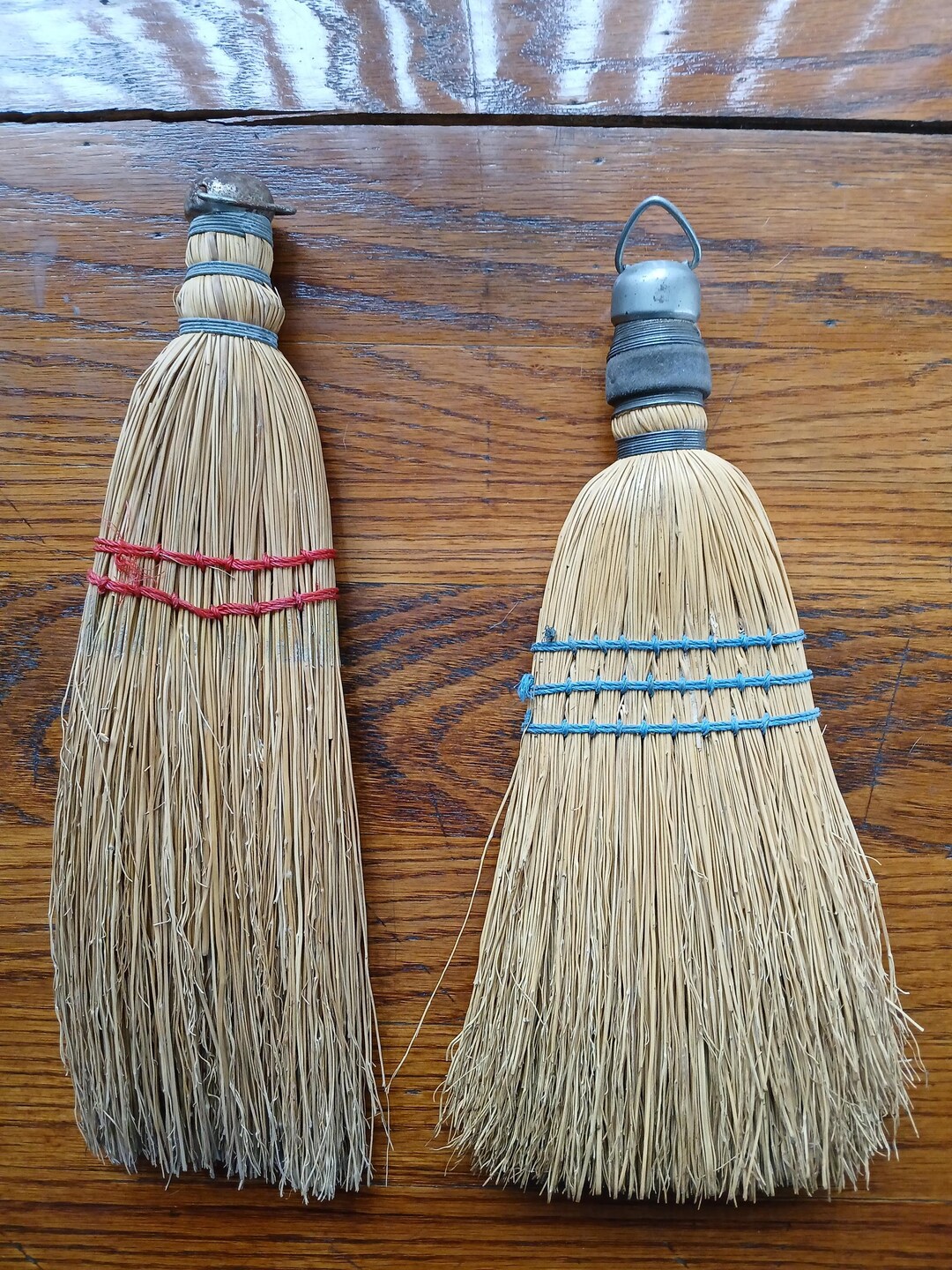 Set of 2 Vintage Whisks - Natural Straw - Wire Bound - Etsy