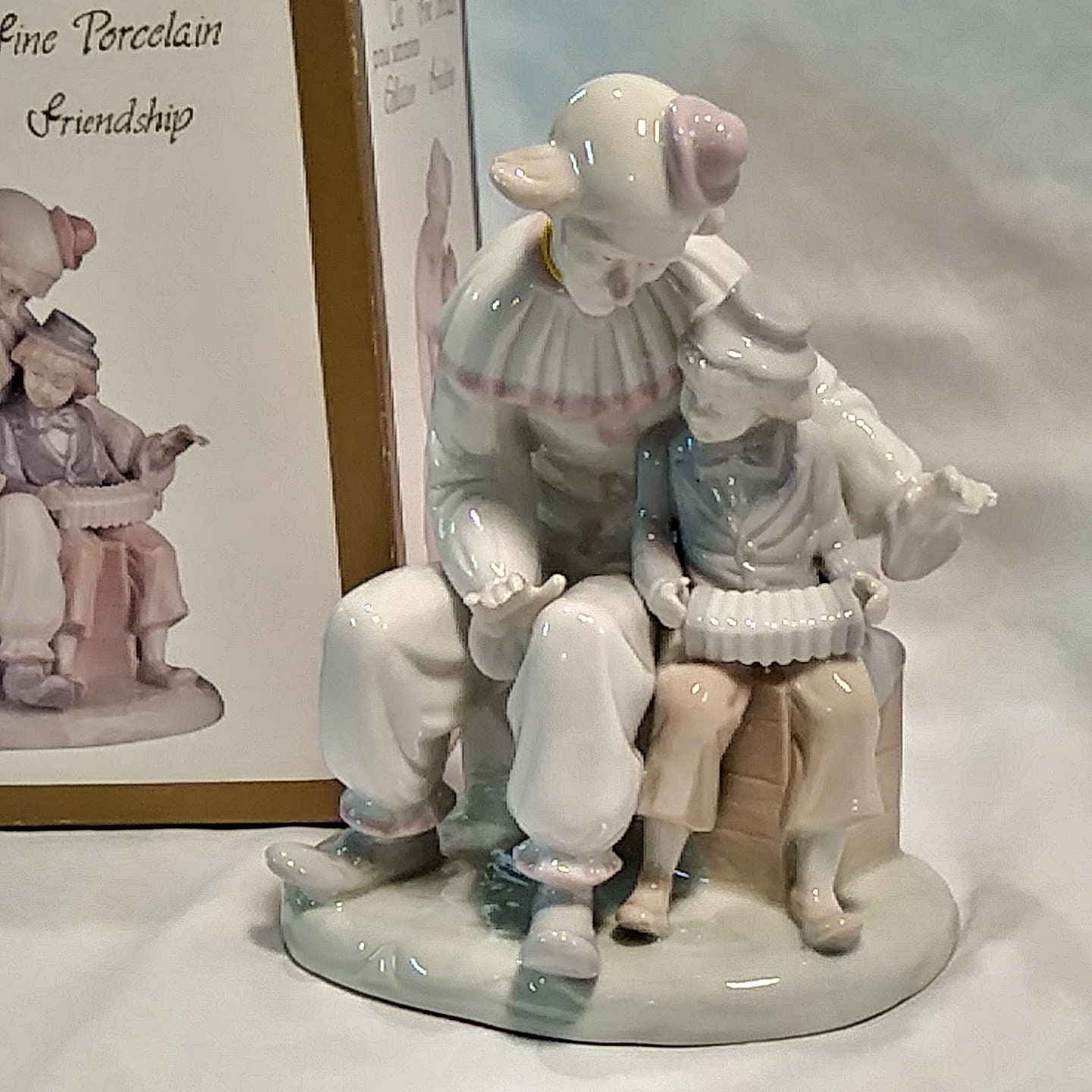 Collectibles NOS! Vintage Paul Sebastian Fine Porcelain Clown and Boy ...