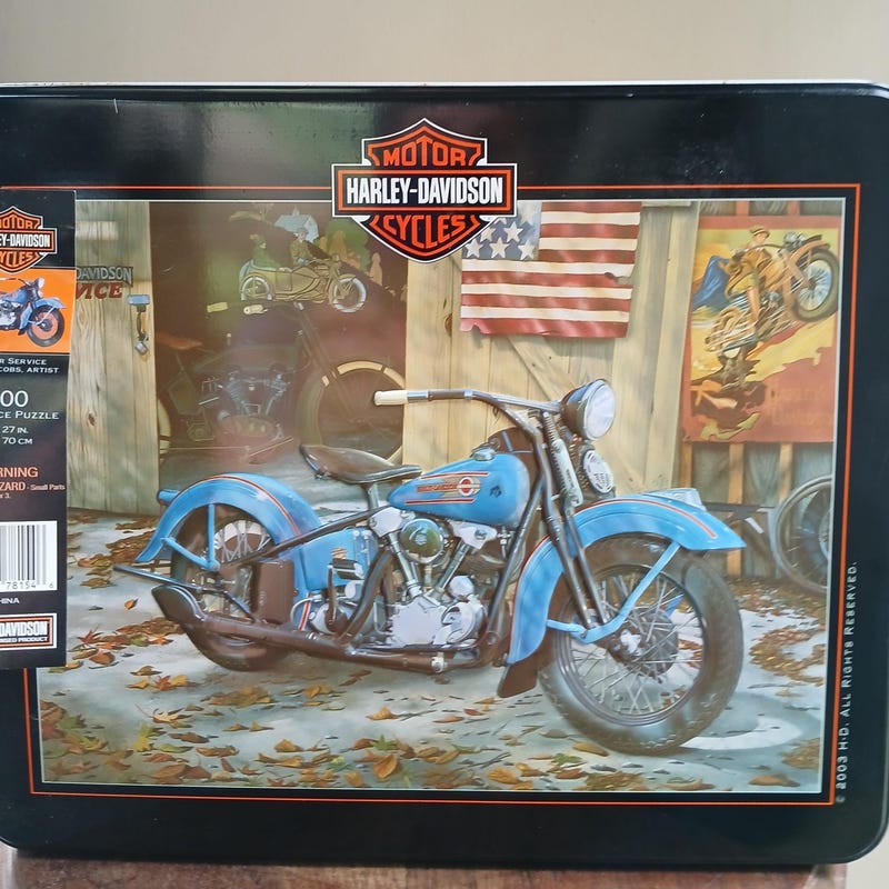 Motorcycle Puzzle - Etsy