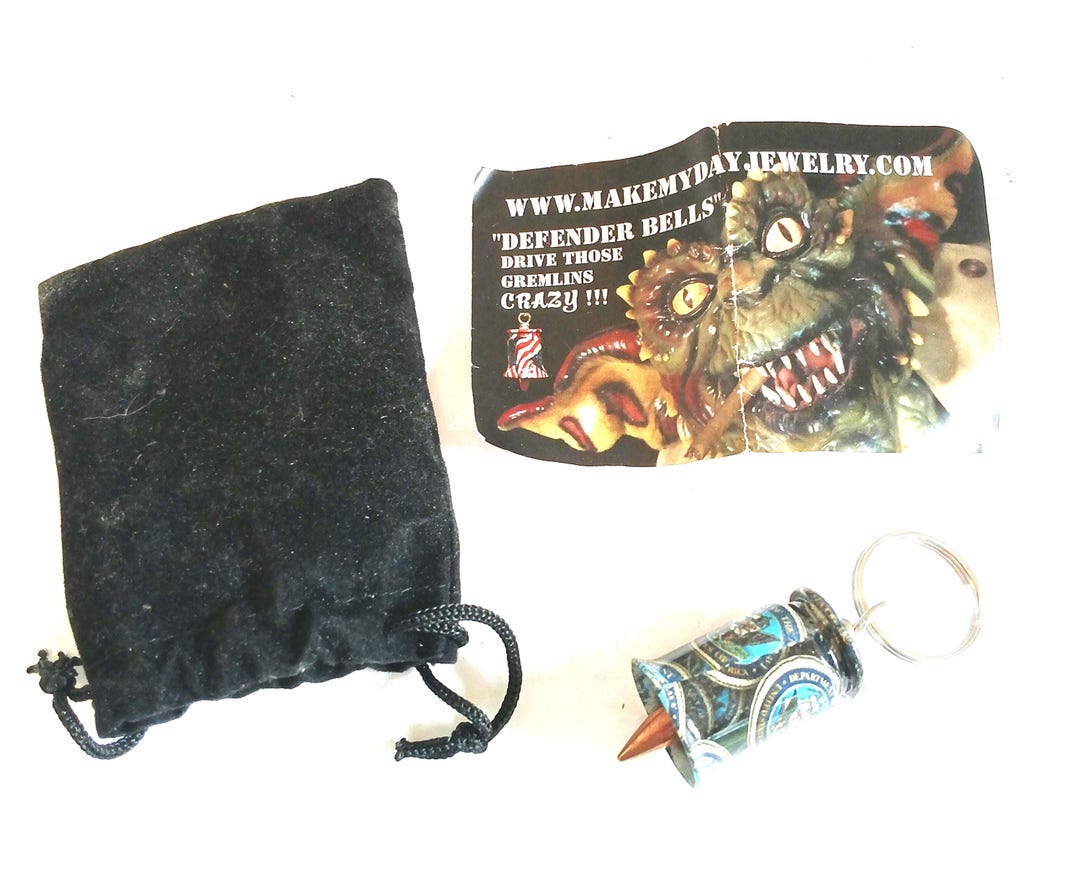 Navy 50 Caliber Defender Bell W Velvet Bag - Etsy