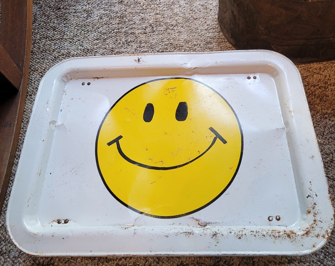1970's Smiley Face Lap Tray - Vintage - Sturdy - Fun Gift! - Etsy