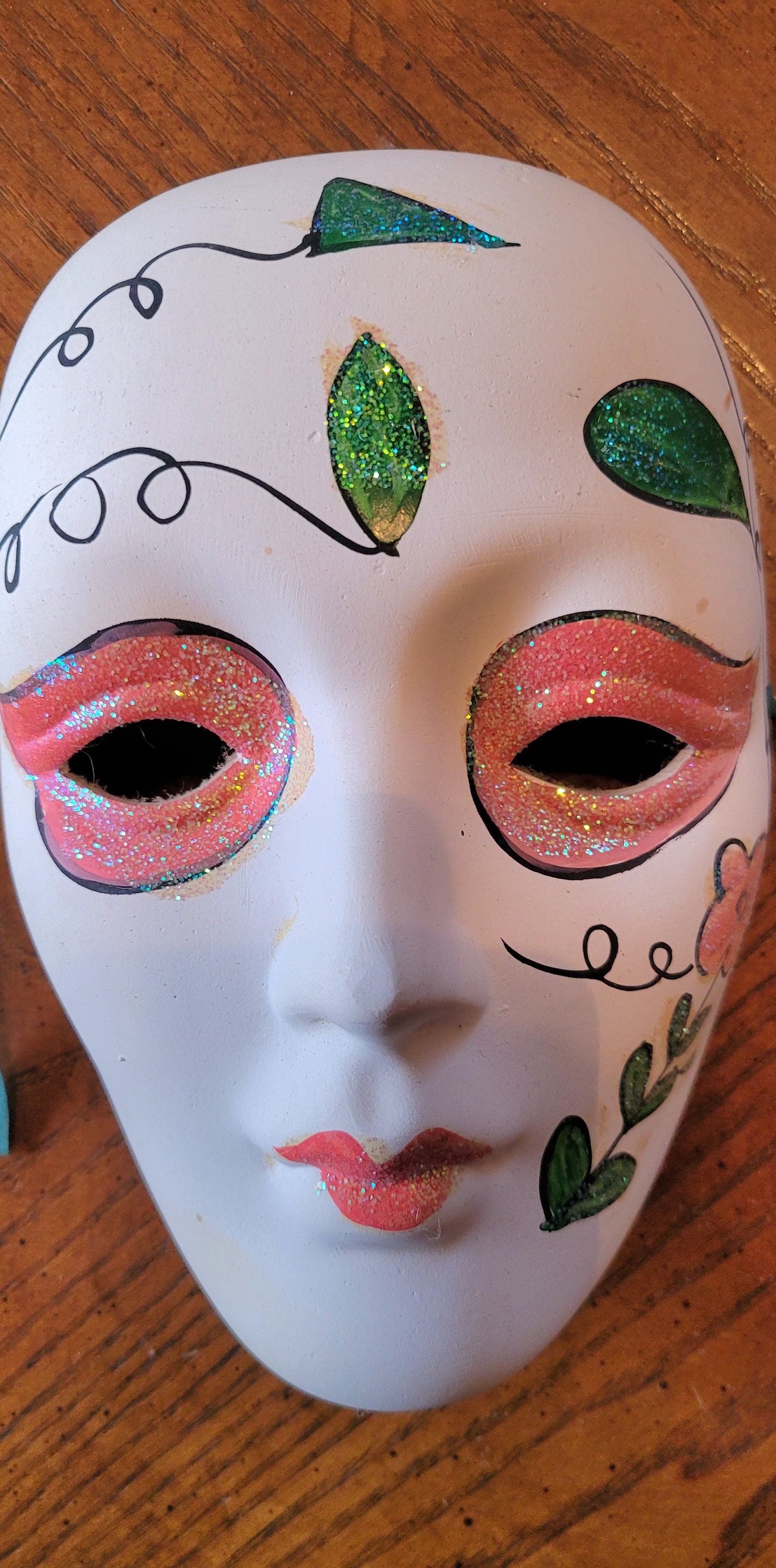 Vintage Face Mask - Wall Décor - Ribbons - Etsy