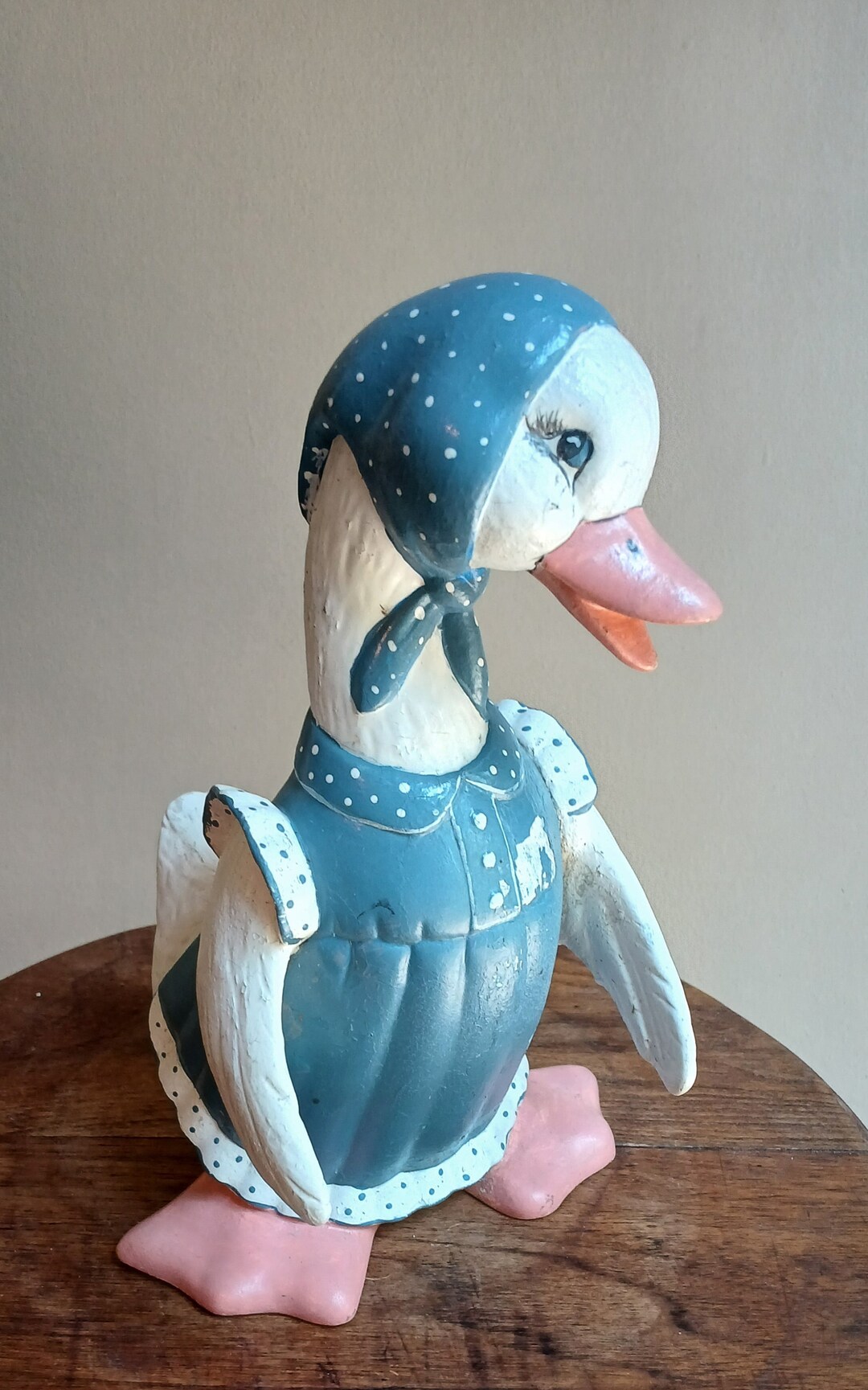 1980s Ceramic Mother Goose Figure - 9.5" - Good Condition - Nursery ...