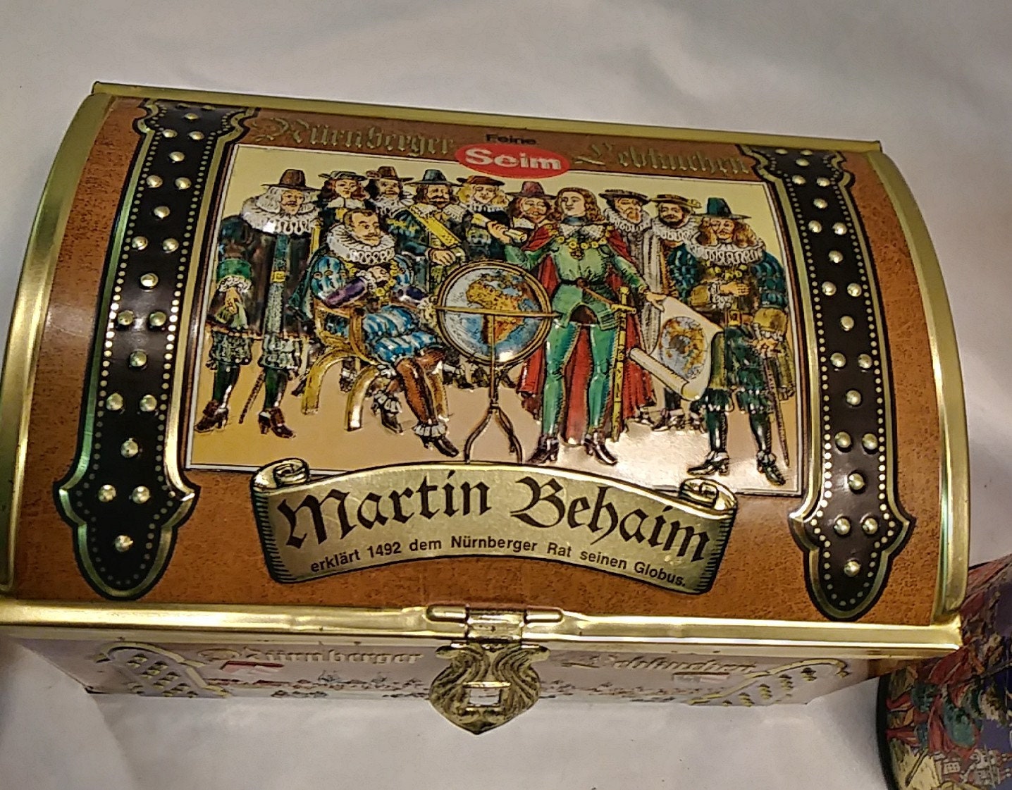Three Vintage Seim German Biscuit Tins Vivid Color - Etsy