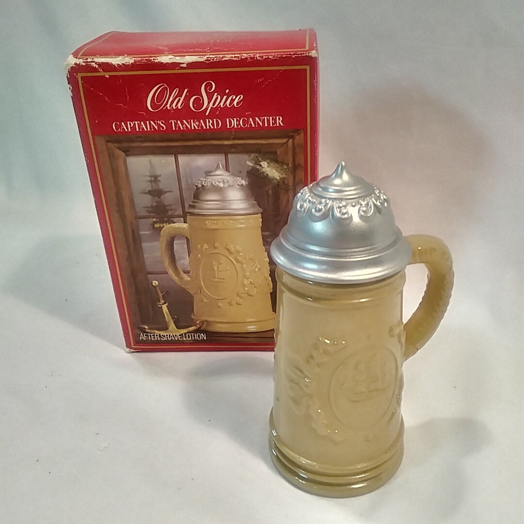 Vintage Avon Captain's Tankard Decanter Empty Original Box 70's ...