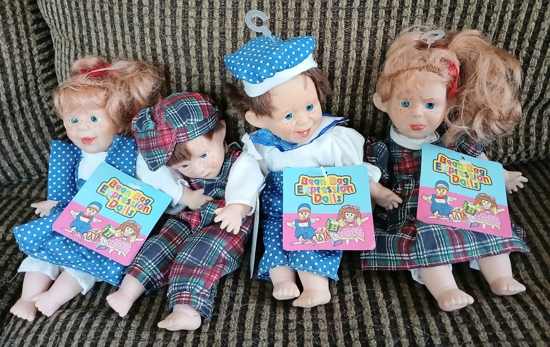 Set of 4 Way Out Expressions Dolls 1990s 9 With Tags Good Condition - Etsy