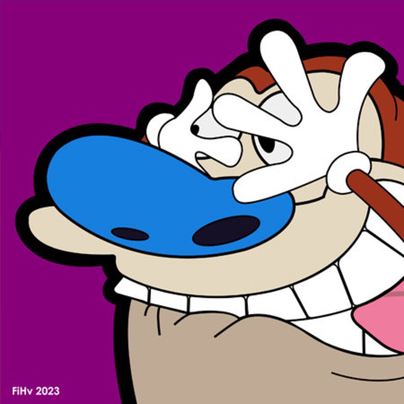 Cats - Stimpy - the Ren & Stimpy Show "see No Evil" Poster - Etsy