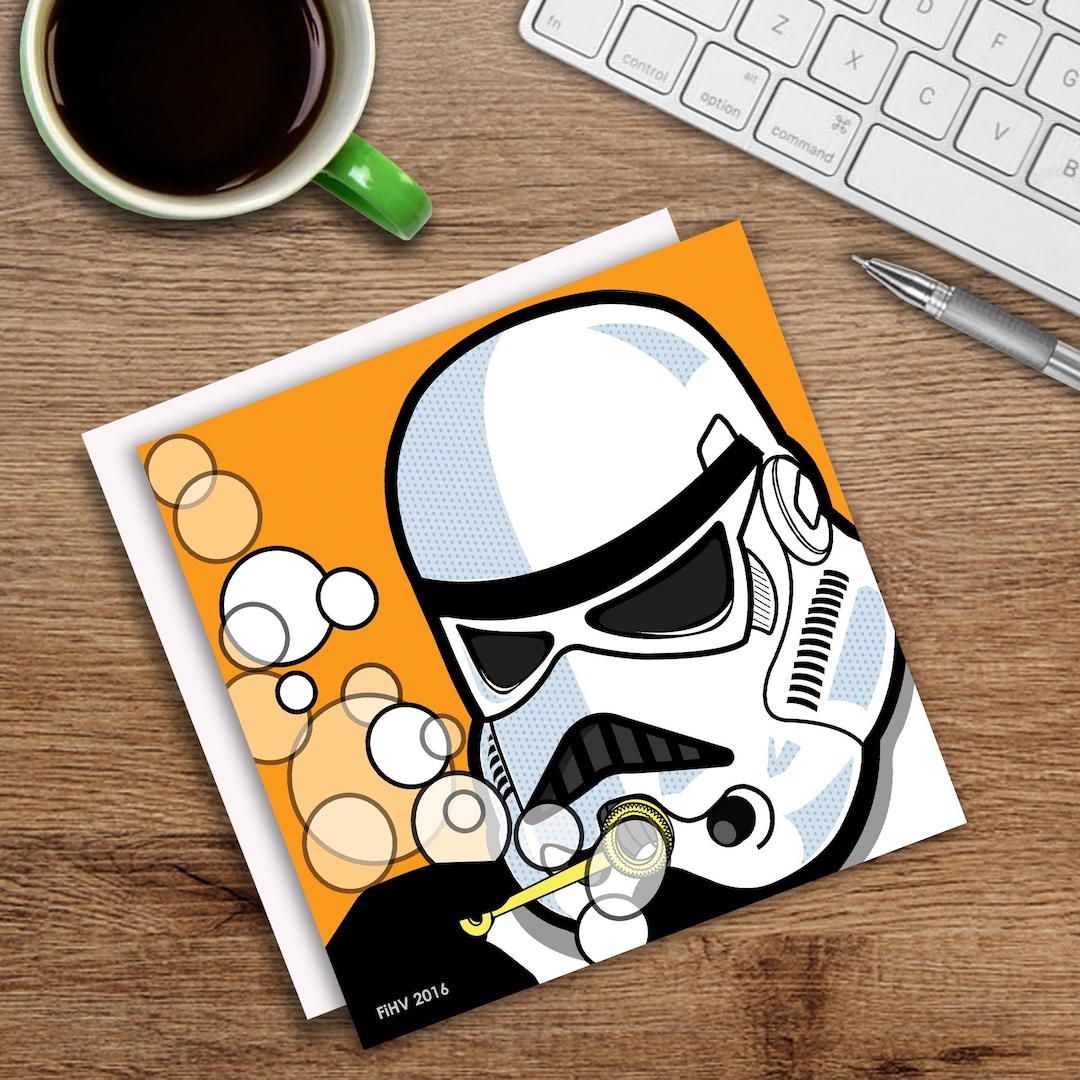 Stormtrooper Sabbatical Greetings Card - Etsy