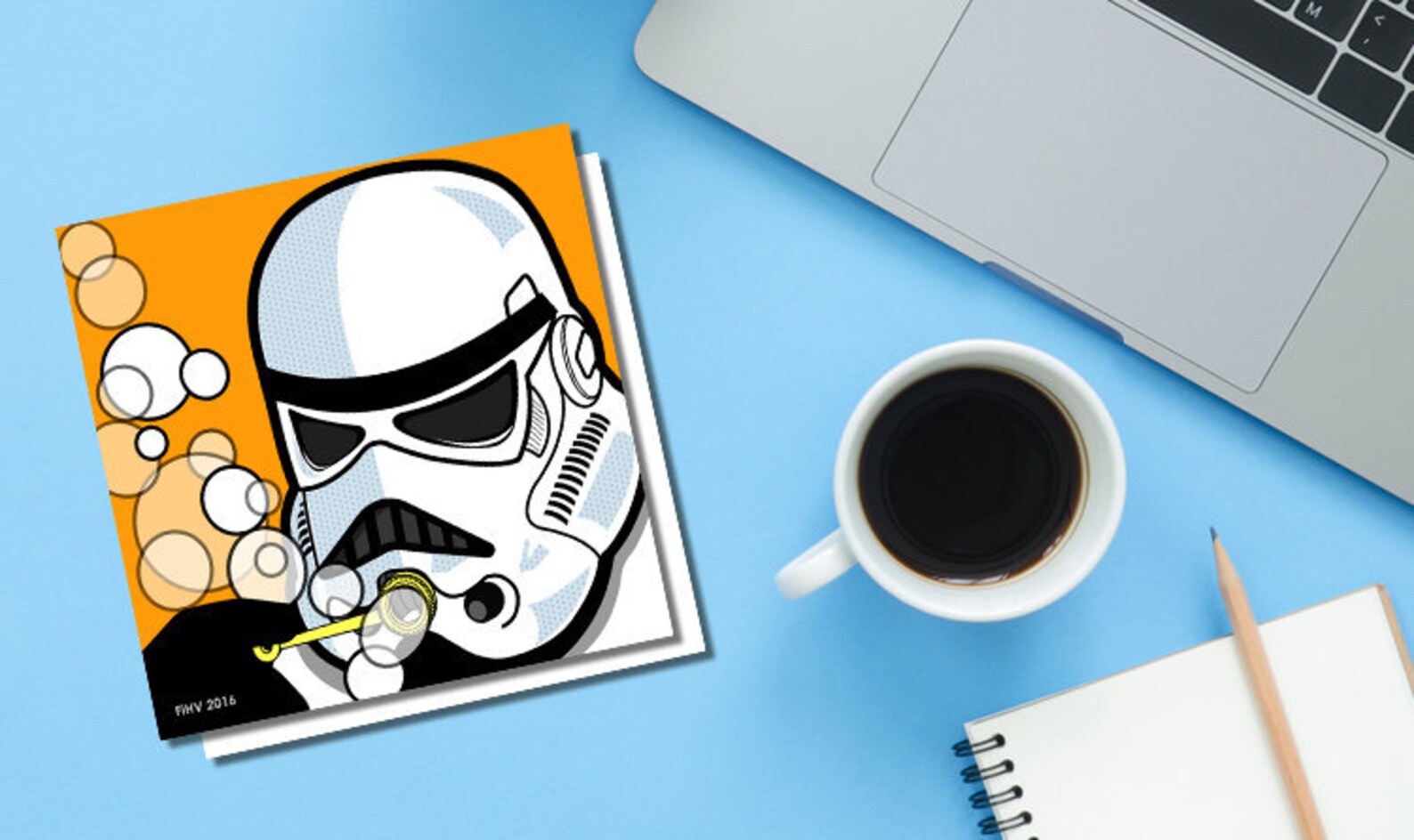 Stormtrooper Sabbatical Greetings Card - Etsy