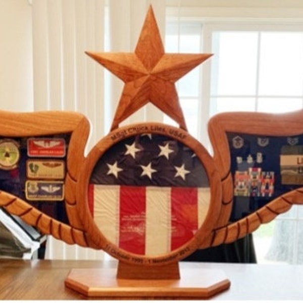 Military Shadow Box Air Force - Etsy